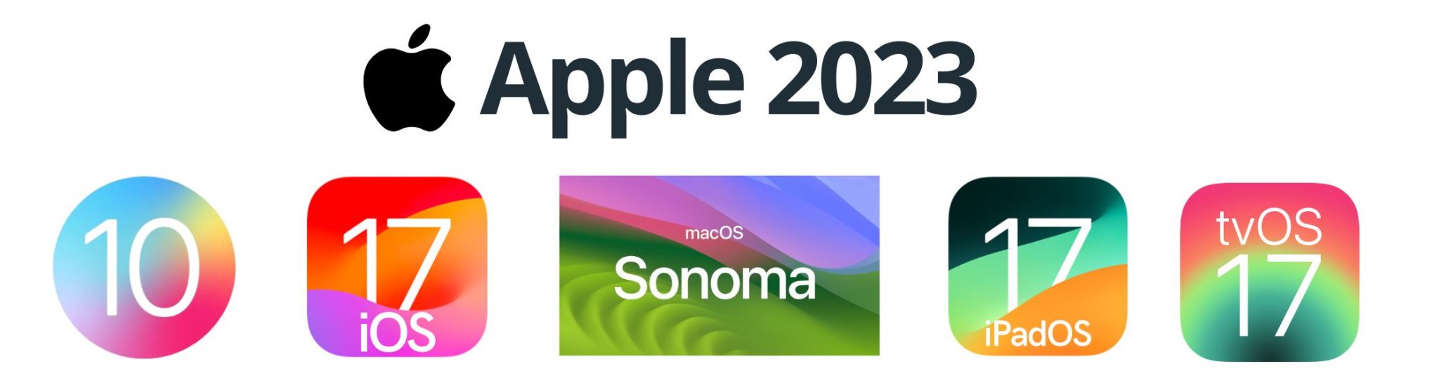Sistemas operativos Apple 2023